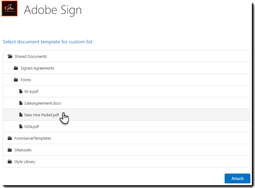Classic Adobe Sign For Sharepoint Online User Guide